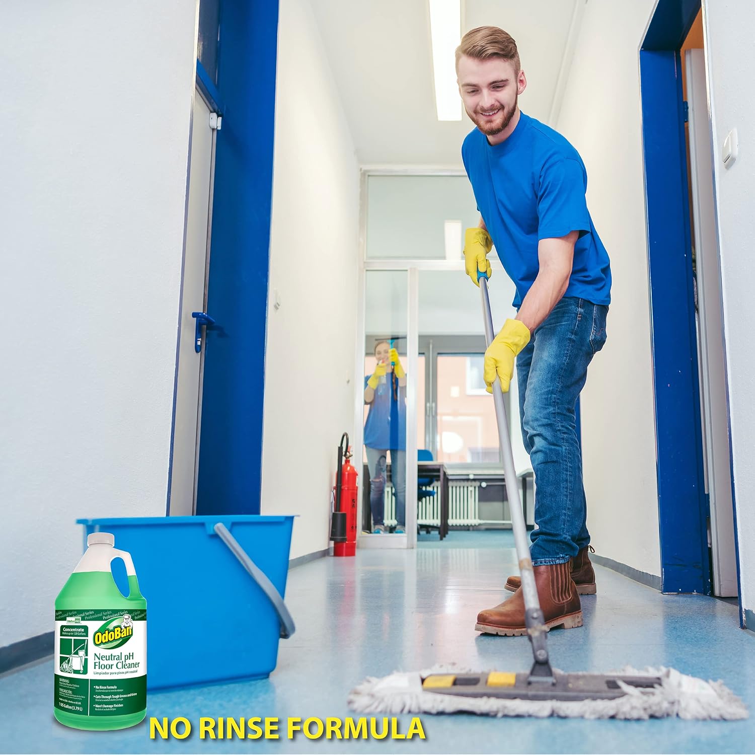 Odoban Pet Odor Eliminator OdoBan No-Rinse Floor Cleaner Concentrate (2 ...