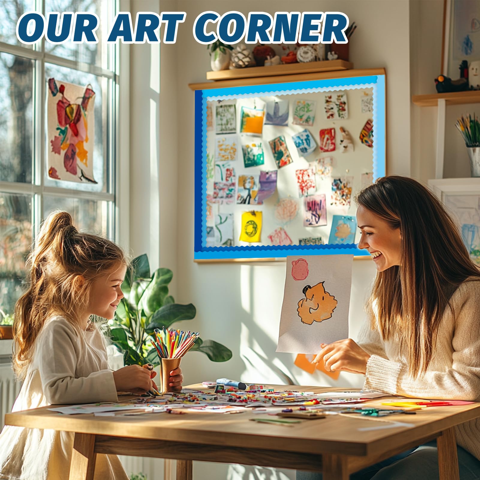 Snapklik.com : Decorative Bulletin Board Borders Set - 16 Rolls 524.8 ...