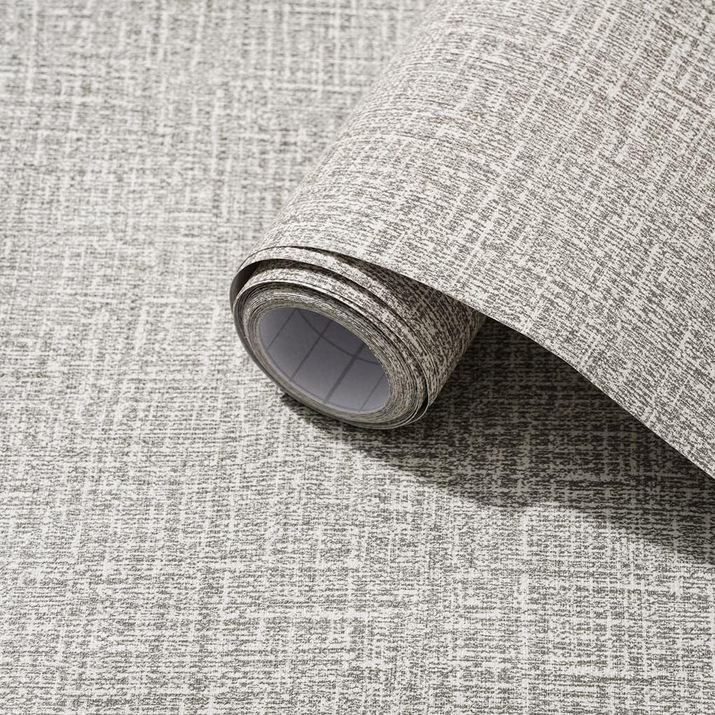 Arthome Peel and Stick Contact Paper 15.7"x120" Grasscloth Textured ...