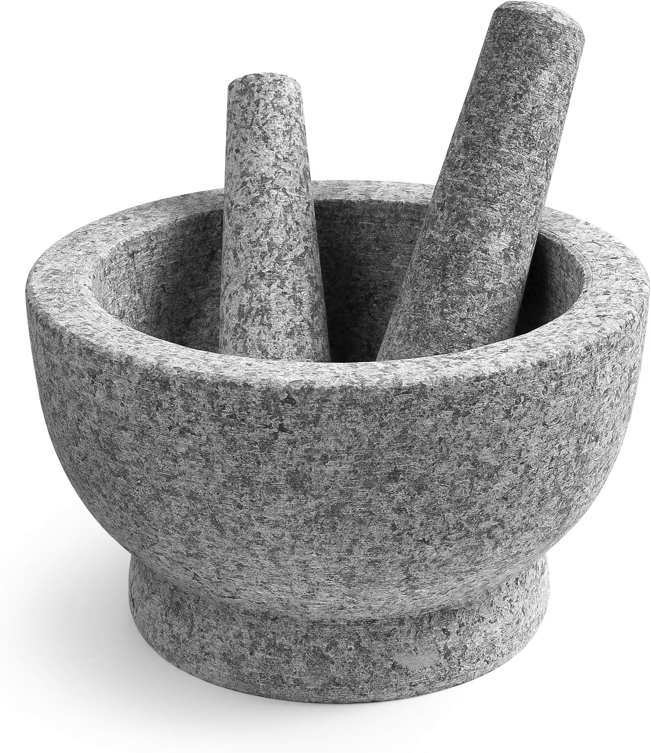 Amazon.com: Stone (Granite) Mortar and Pestle, 6 In, 1.5+ Cup Capacity ...