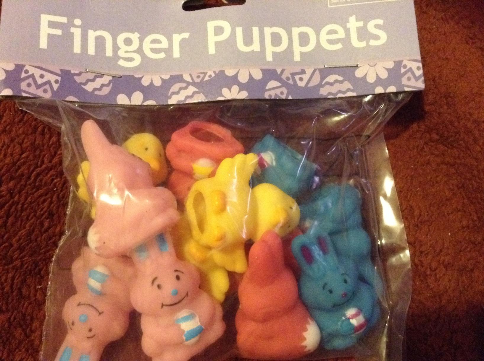 Amazon.com: Fun Express - Vinyl Easter Finger Puppets (2dz) for Easter ...
