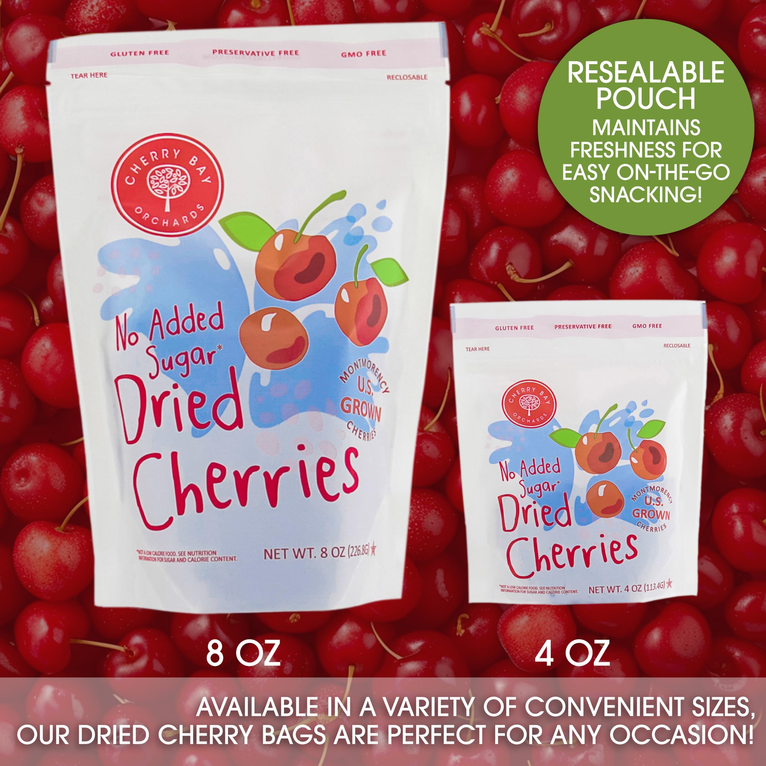 Snapklik.com : Cherry Bay Orchards - Dried Unsweetened Montmorency Tart ...