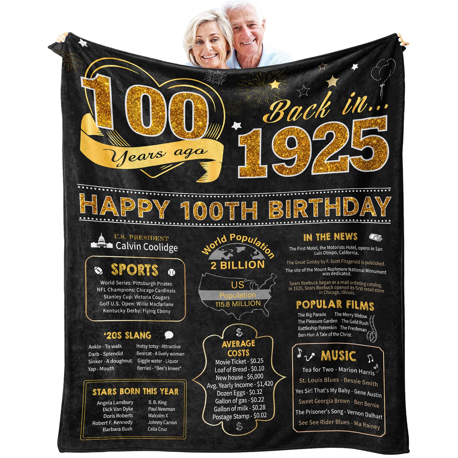 Amazon.com: Birthday Gifts for 100 Year Old Woman, 100th Birthday Gifts ...