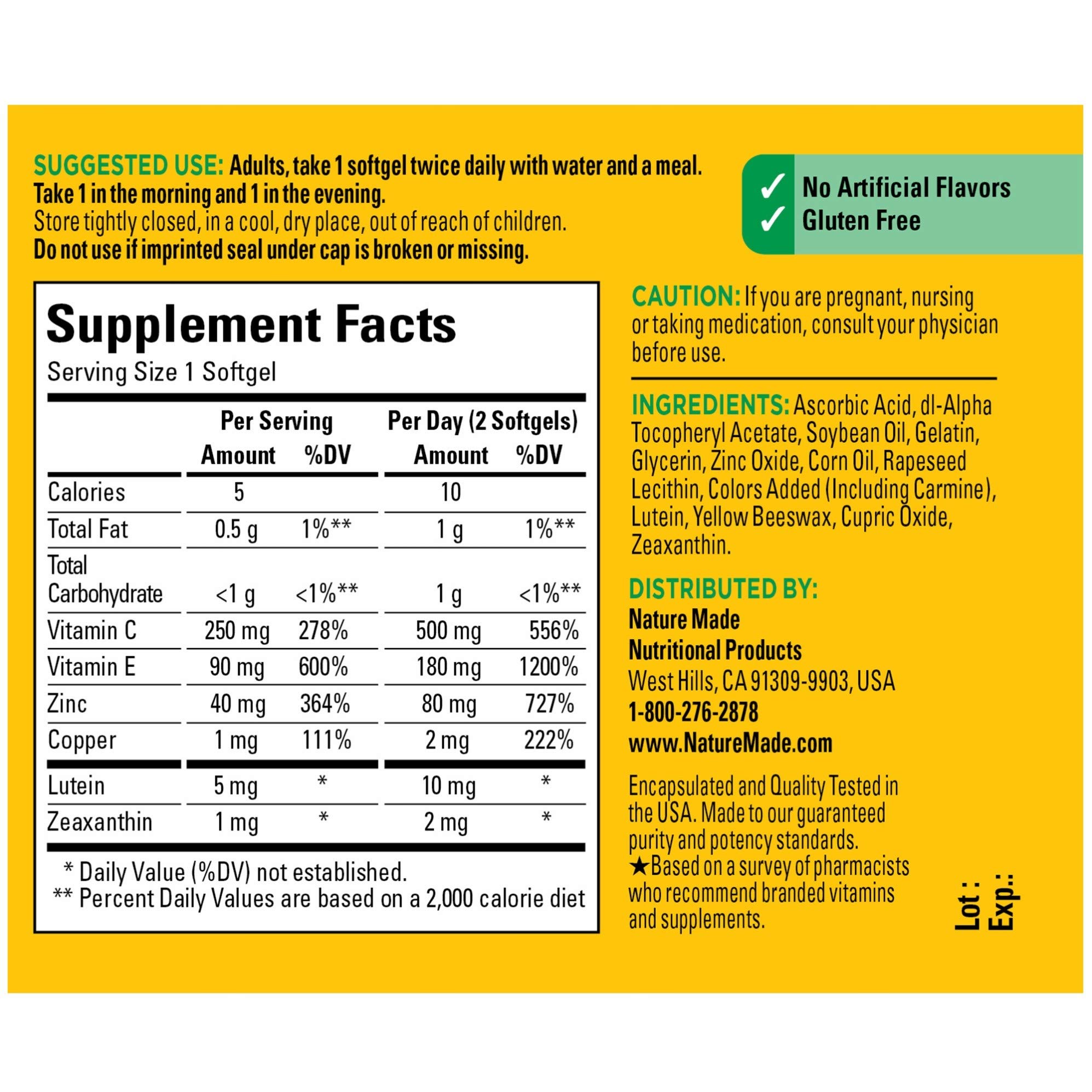 Nature Made Vision con fórmul...B08XXLT75V | Encarguelo.com