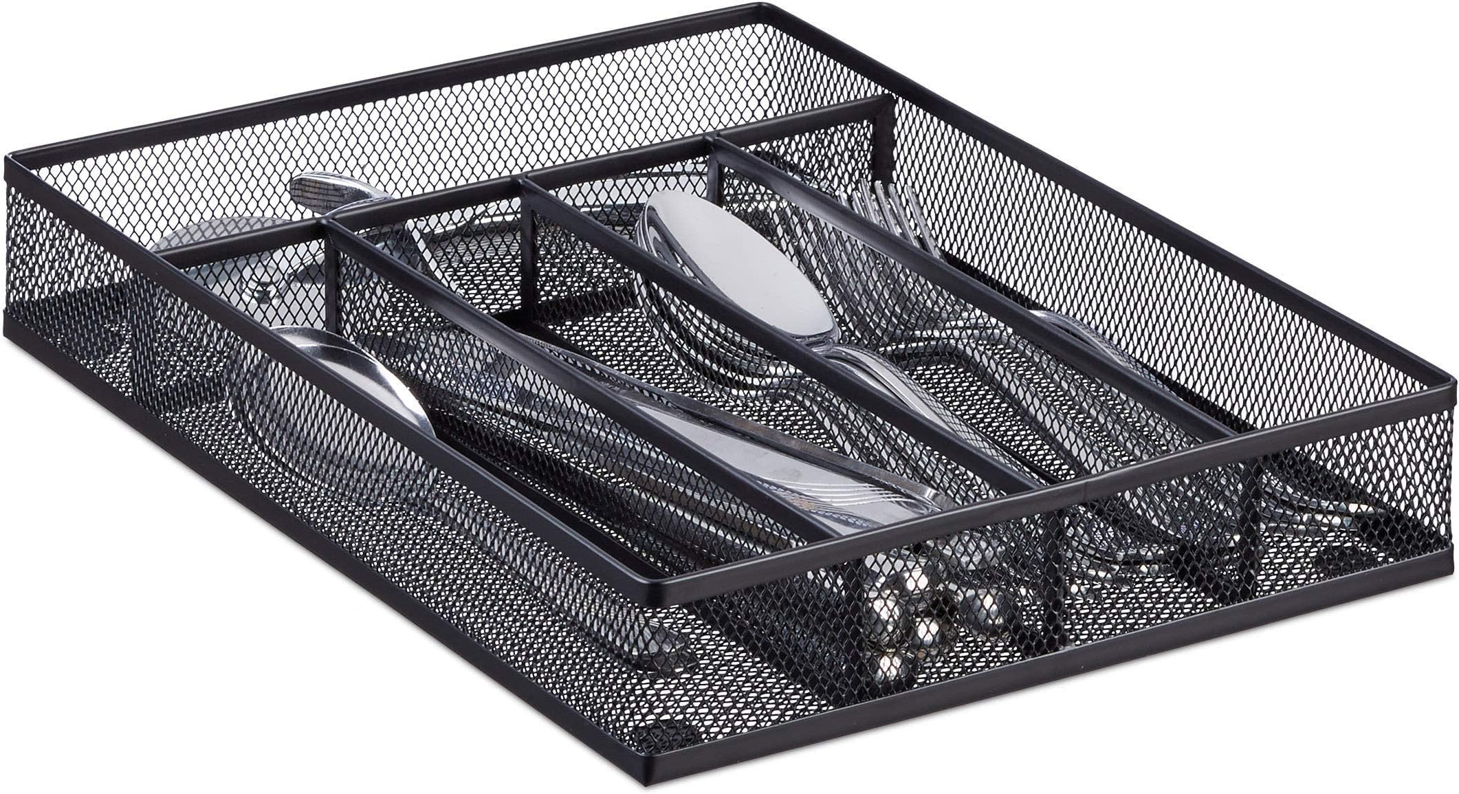 Rierousy 6 Stück Besteckkasten für Schubladen Aus Metall ...