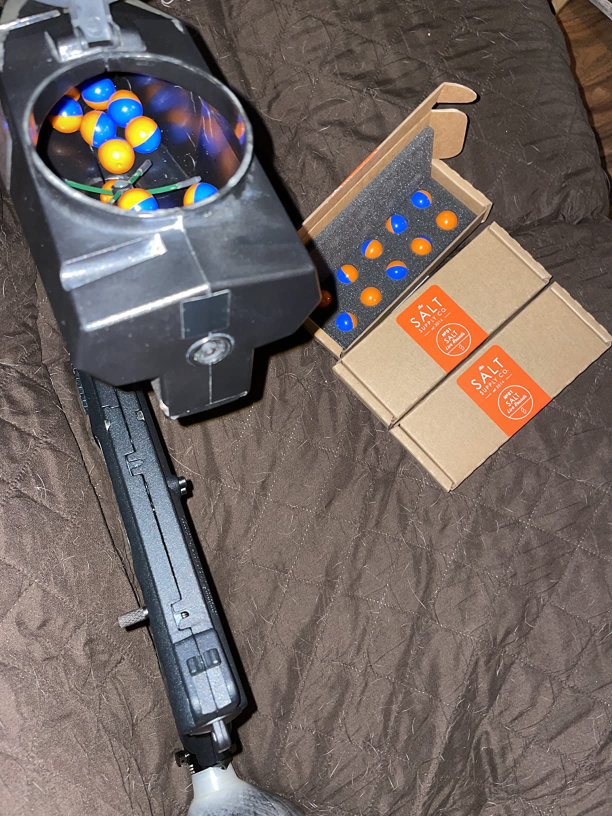 Amazon.com : SALT Supply Pepper Spray + Tear Gas Rounds for The Self ...