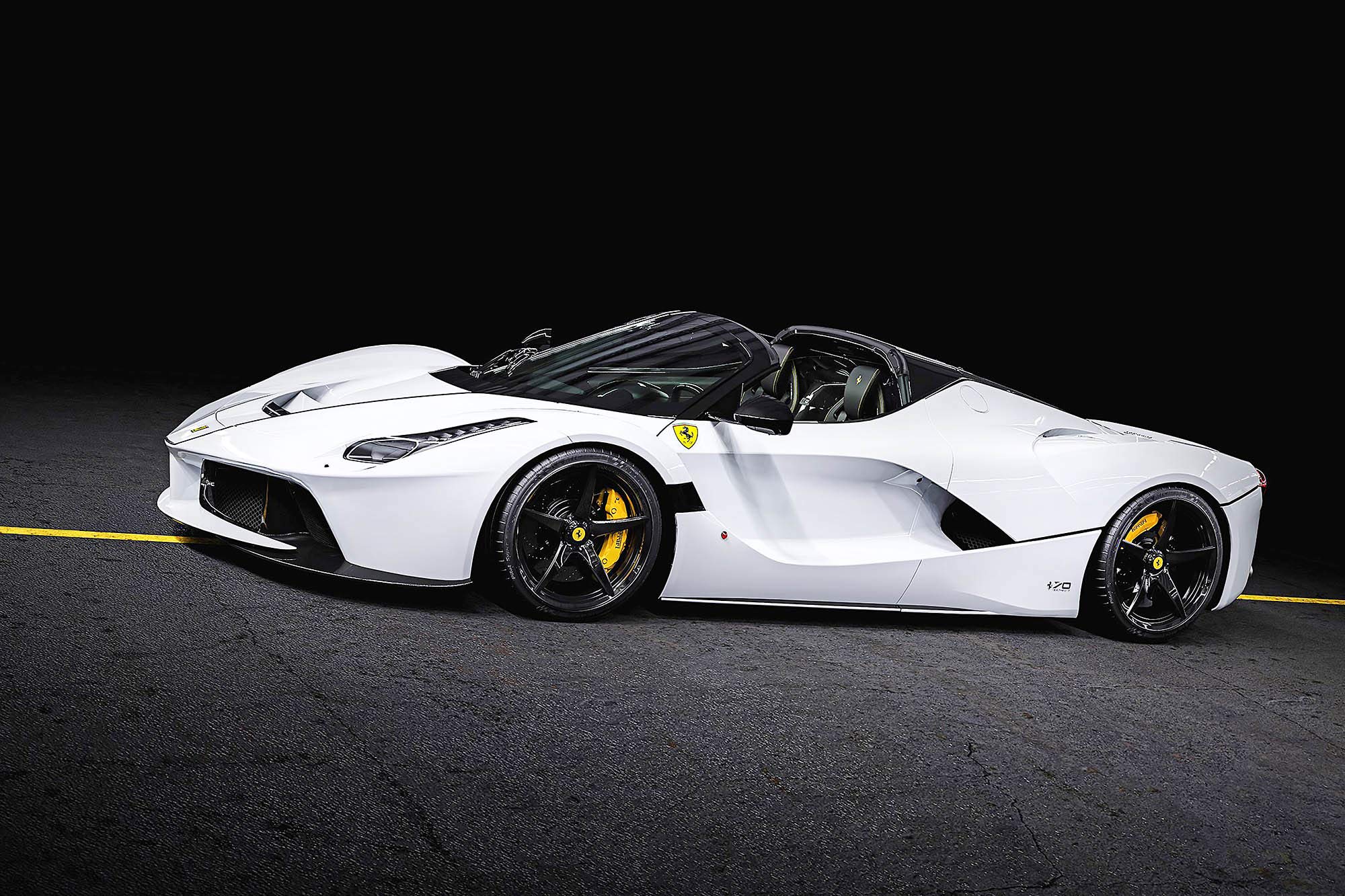 White Ferrari Laferrari