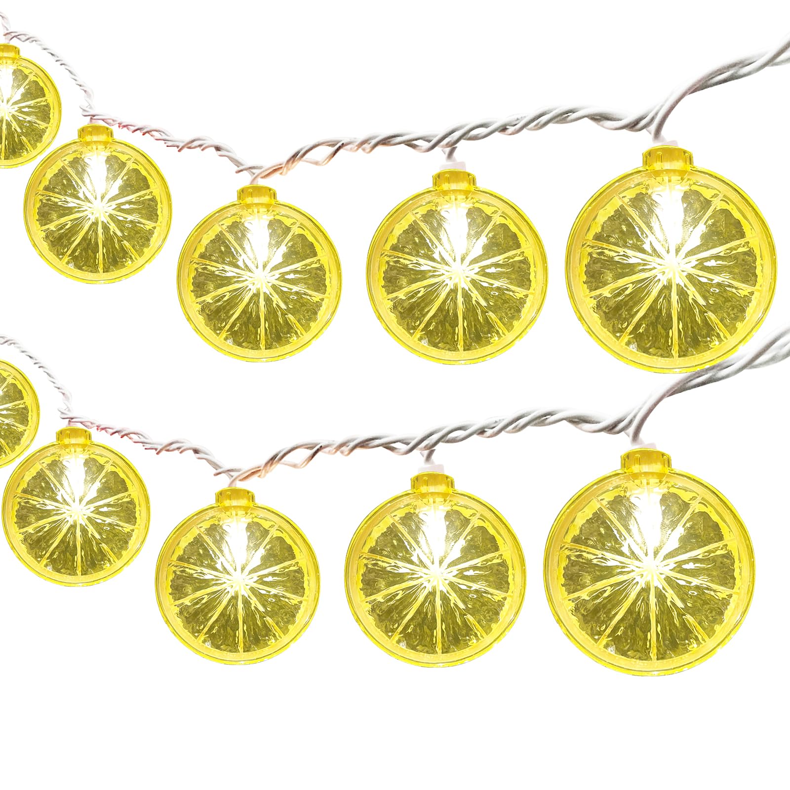 Amazon.com: Bokoiuu 8.5FT 3D Lemon LED String Lights, Lemon Kitchen ...