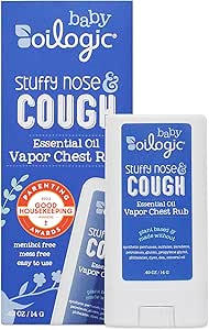 Amazon.com: Oilogic Soothing Vapor Chest Rub, Stuffy Nose & Cough ...