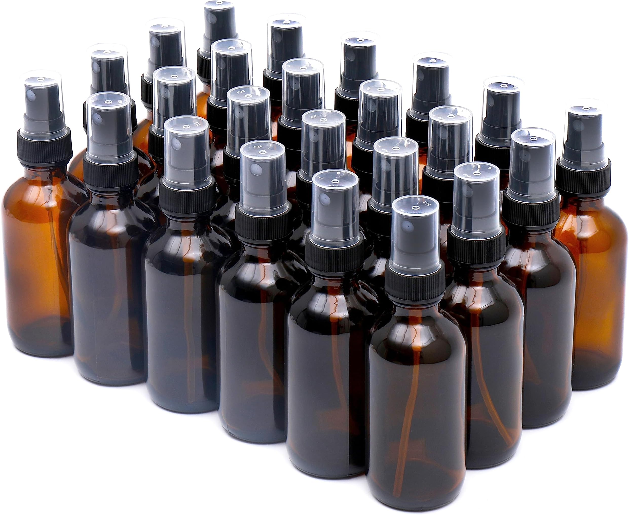 Amazon.com: Nuogo 50 Pieces Mini Glass Spray Bottles Bulk 4 Oz Spray ...