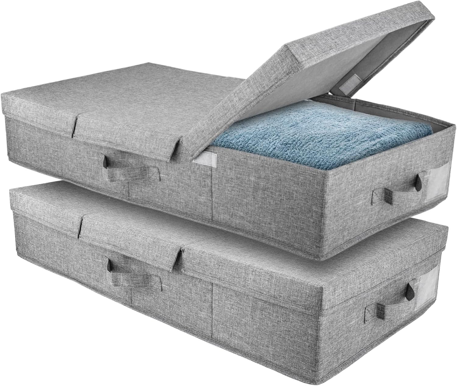 Amazon.com: Corodo Under Bed Storage Containers, 2 Pack Large Capacity ...