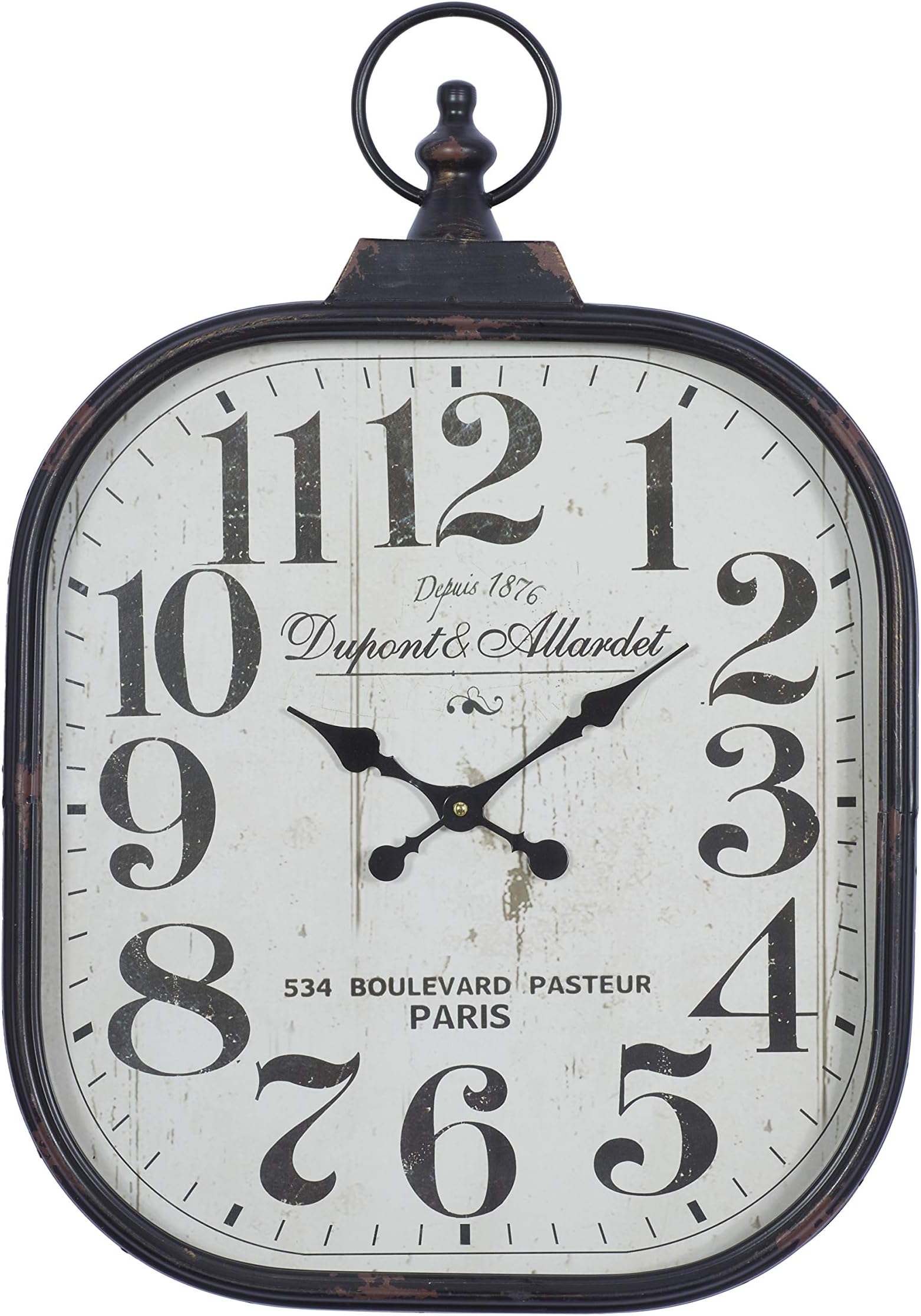 Amazon.com: Park Hill Collection EAK80351 Pocket Watch Wall Clock ...