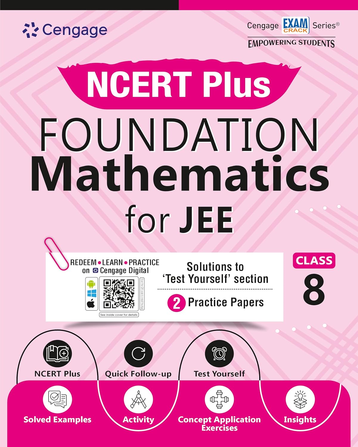 Buy Cengage NCERT Plus Foundation Mathematics for JEE: Class 8 Book ...