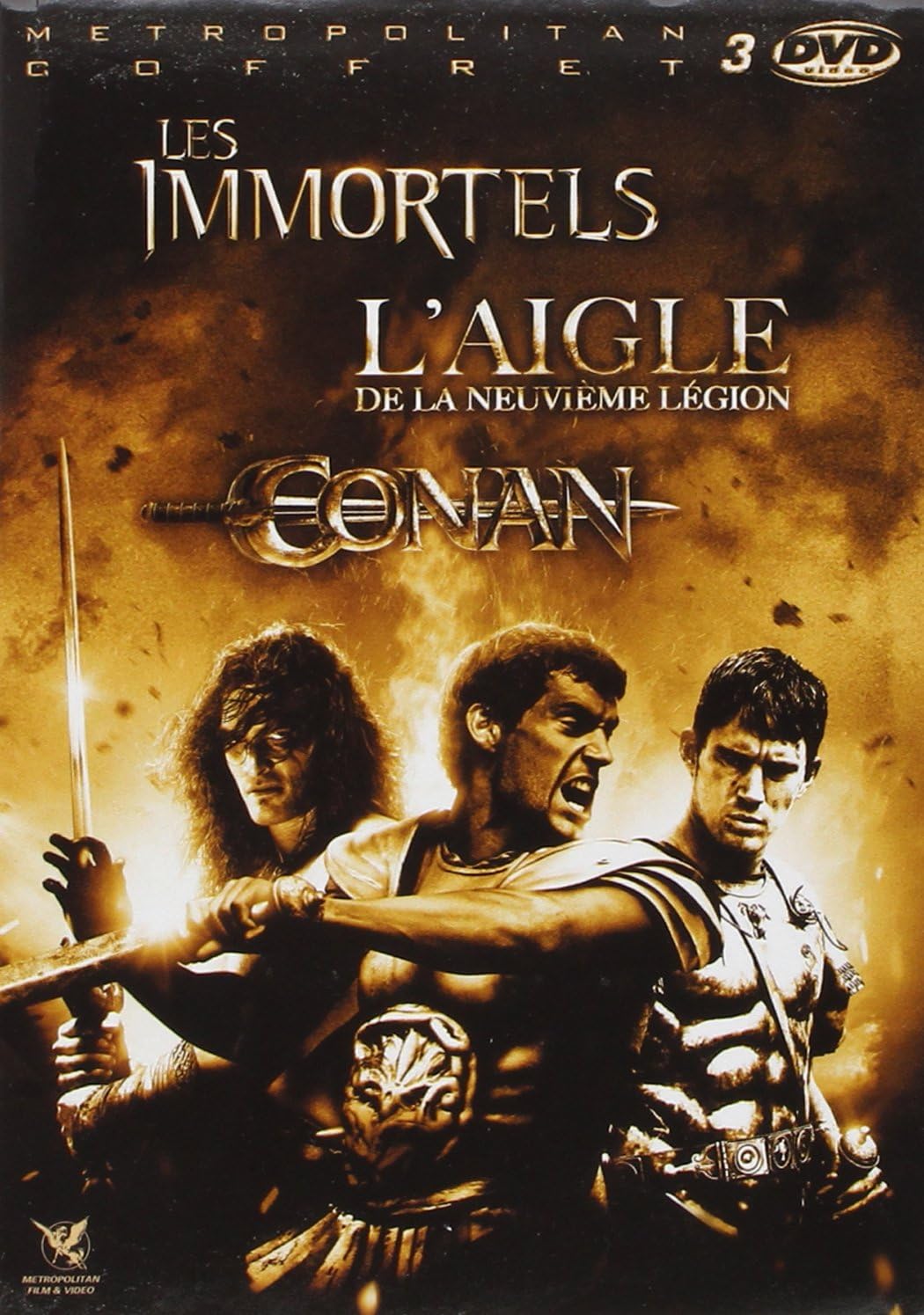 Les Immortels + L'aigle de la neuvième légion + Conan: Amazon.fr: Momoa, Jason, Cavill, Henry ...