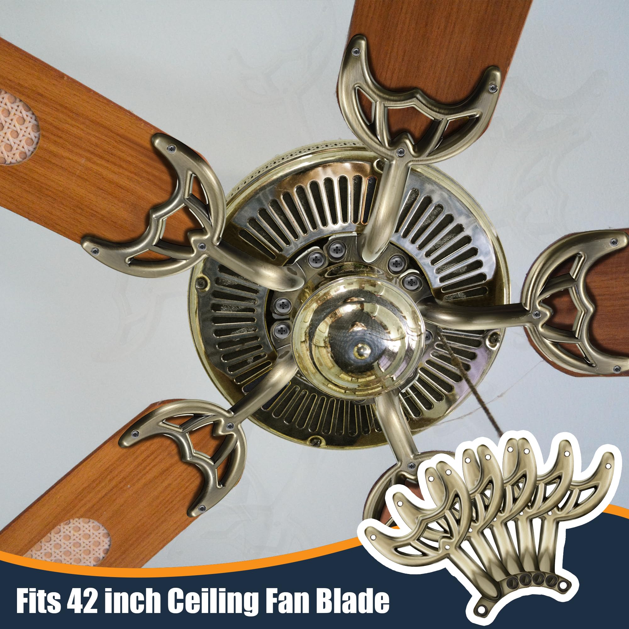 Westinghouse 7740200 42quot Antique Brass Replacement Fan Arm