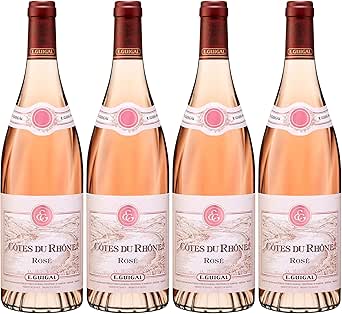 Guigal Côtes du Rhône Rosé (4 x 75cl) - Case of 4 Bottles of French ...