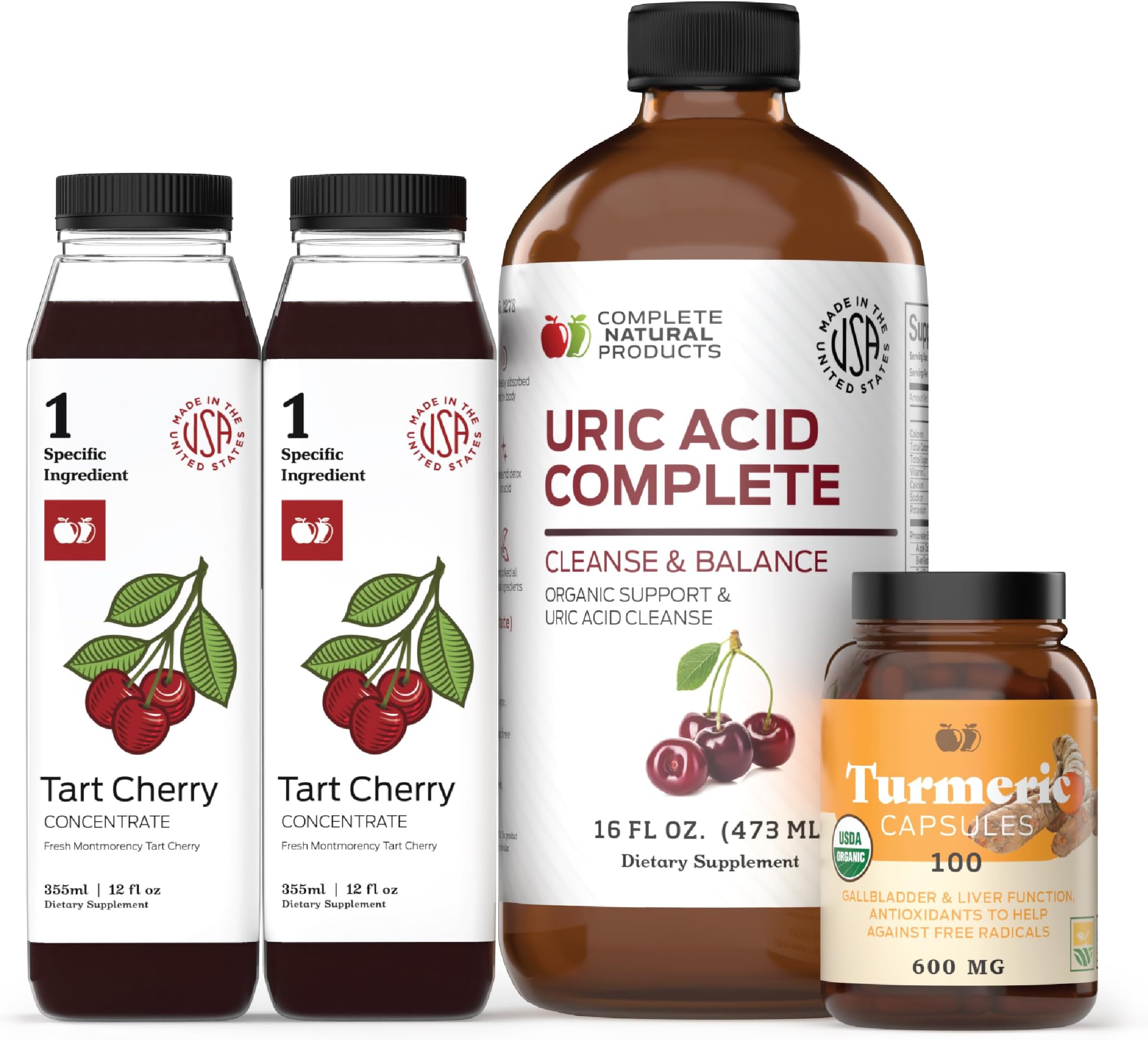 Amazon.com: Complete Natural Products Uric Acid Cleanse Bundle : Health ...