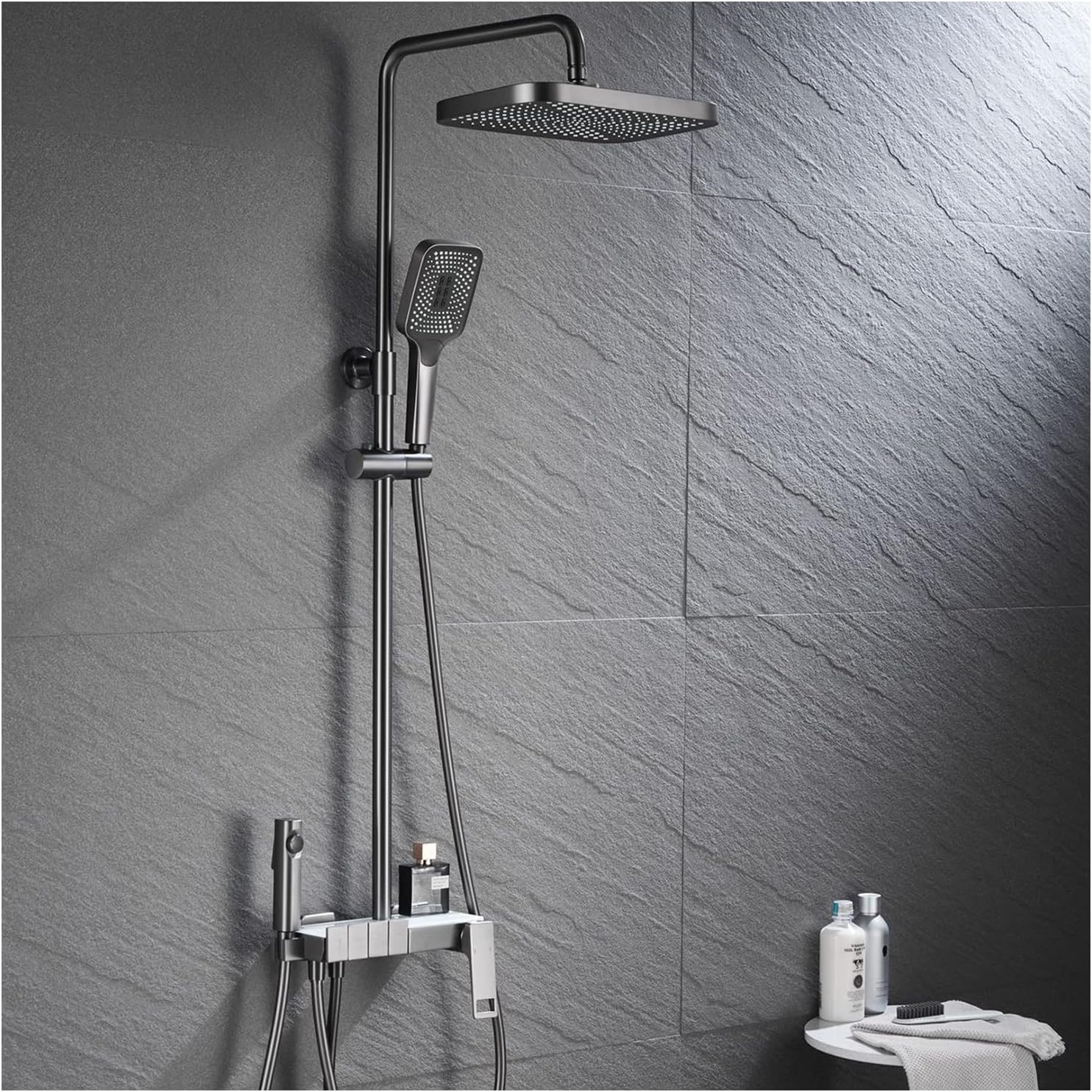 Amazon.com: JMXD Shower System Single Handle Hot and Cold Shower Faucet ...