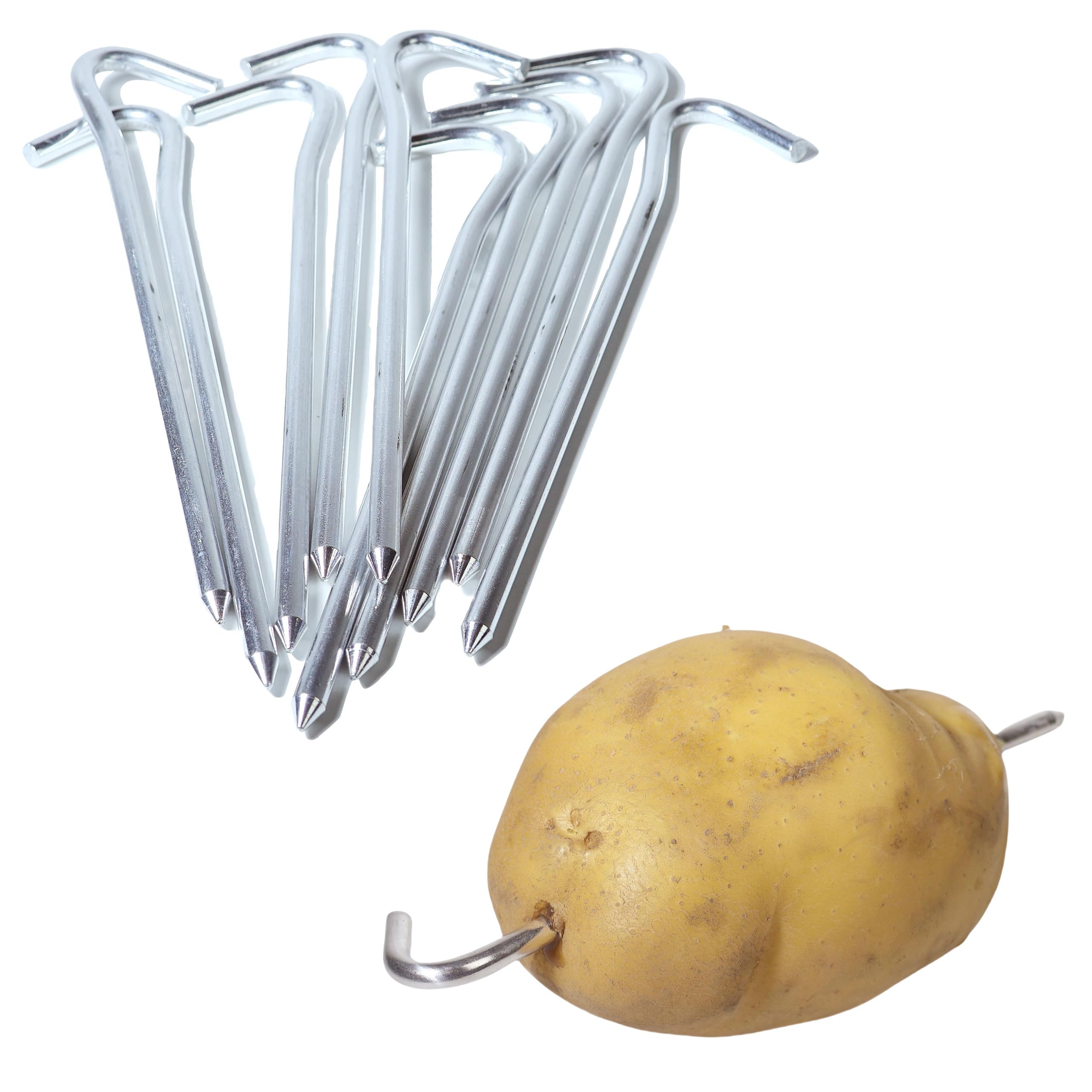 Amazon.com : Premium Aluminum Potato Nails for Baking - Pack of 10 ...