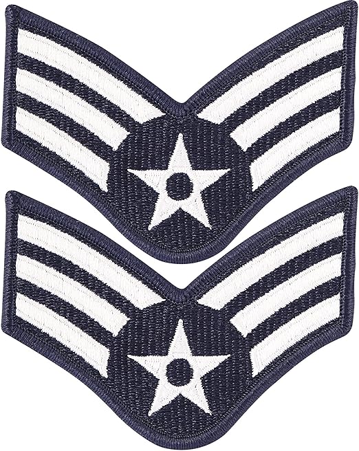 Amazon.com: Air Force Senior Airman E-4 Full Color Embroidered Enlisted ...