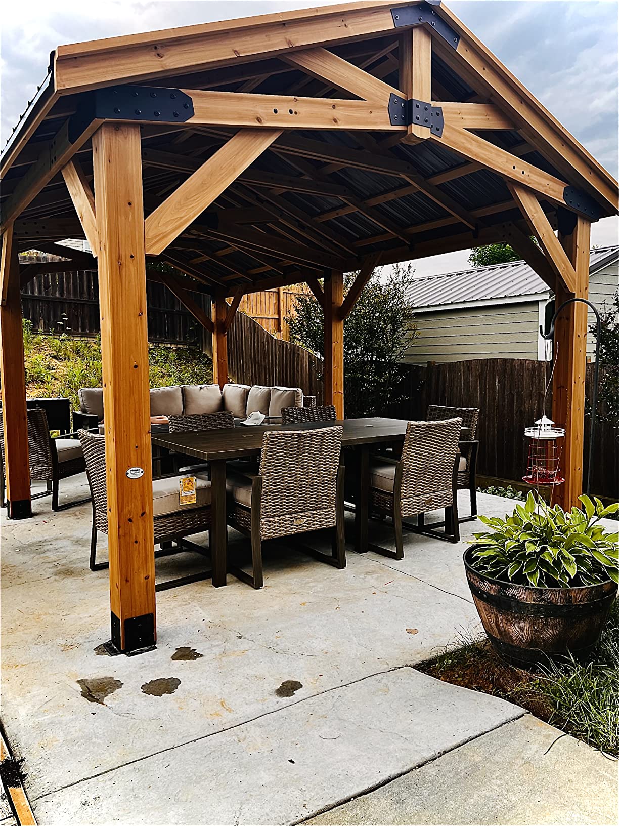 $117/mo - Finance Backyard Discovery Norwood 14x12 All Cedar Wood ...