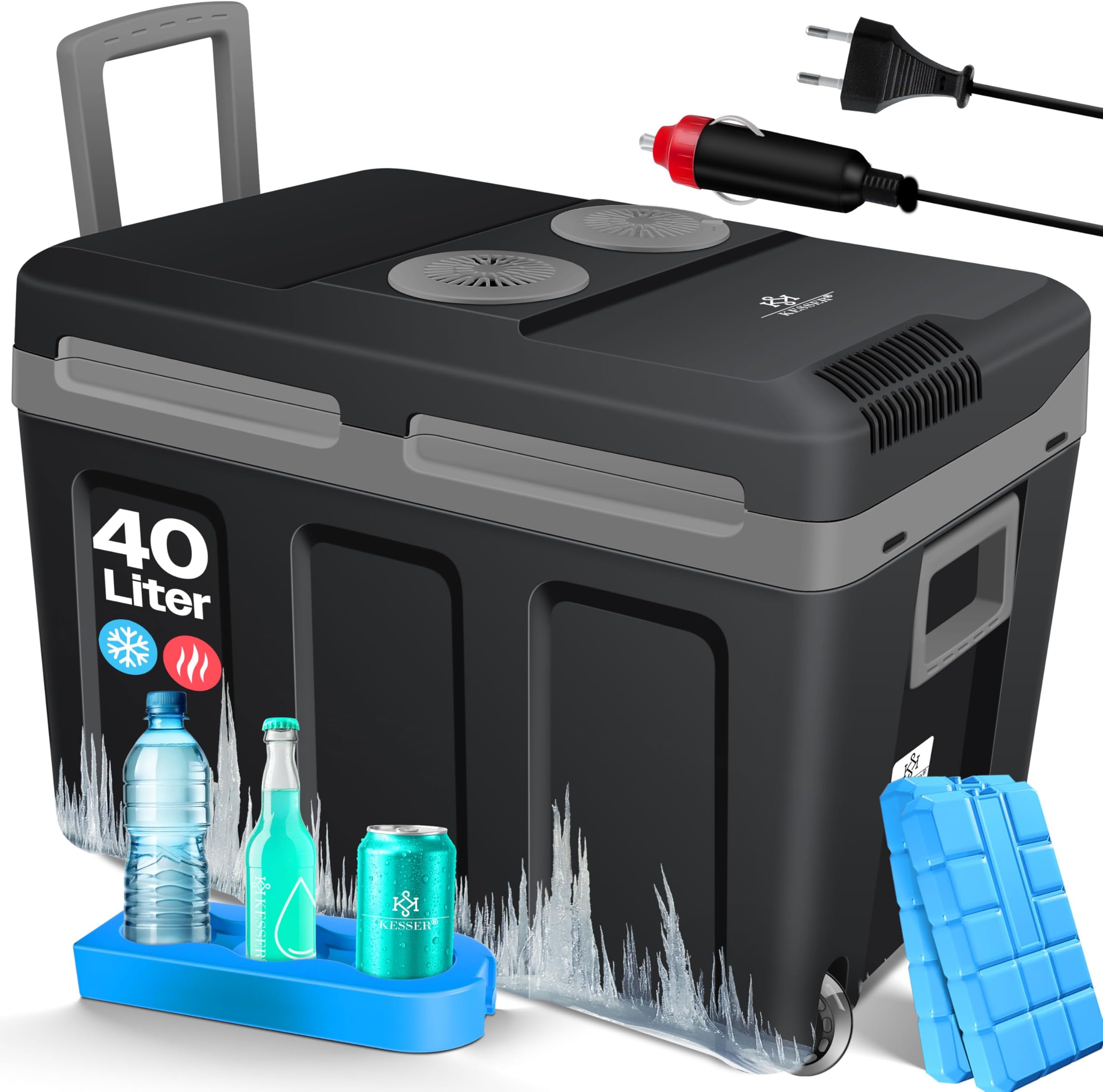 Mobicool Q40 AC/DC - Tragbare Elektrische Alu-Kühlbox, 39 Liter, 12 V ...