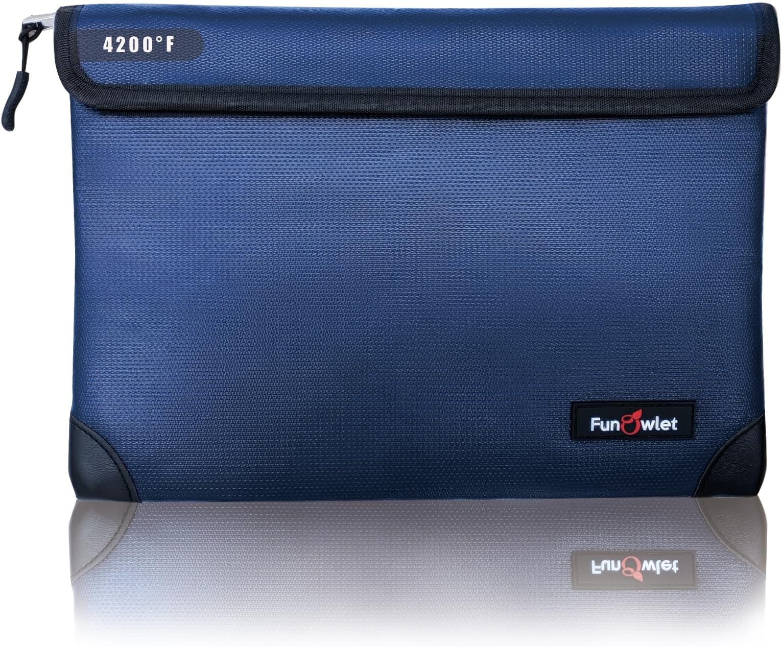 Fireproof Waterproof Money Document Bag - with 4200°F Heat Insulated ...