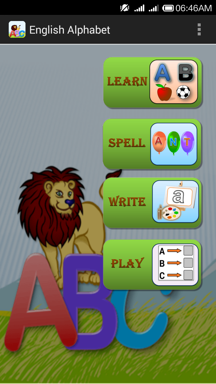 English alphabets for Kids:Amazon.de:Appstore for Android