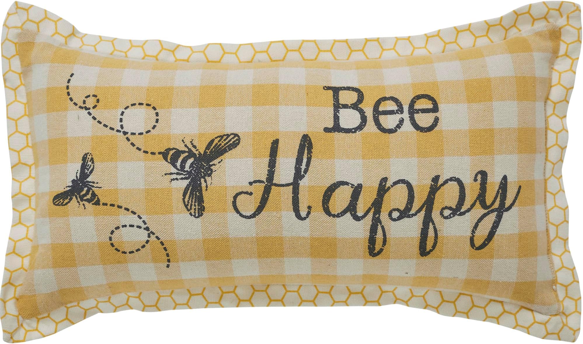 Amazon.com: Peking Handicraft 30JES1744C20OB Bee Happy Wool and Cotton ...