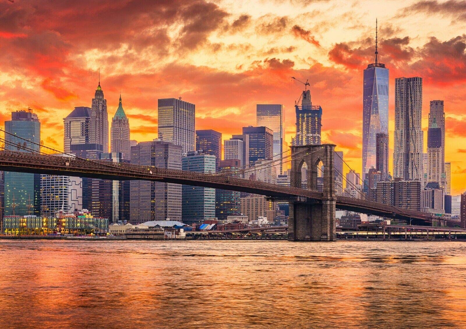 Beautiful Images Of Sunset New York Skyline Sunrise Stock Photos,