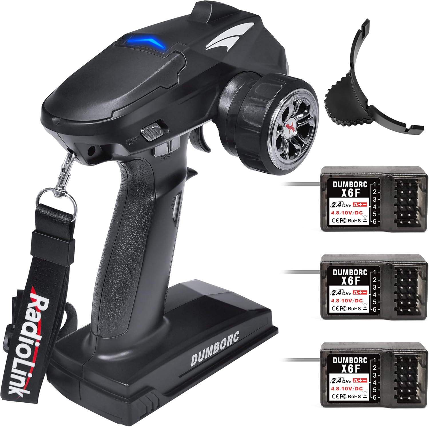 Amazon.com: ATA HOBBY DUMBORC X4 2.4GHz 4-Channel RC Radio Transmitter ...