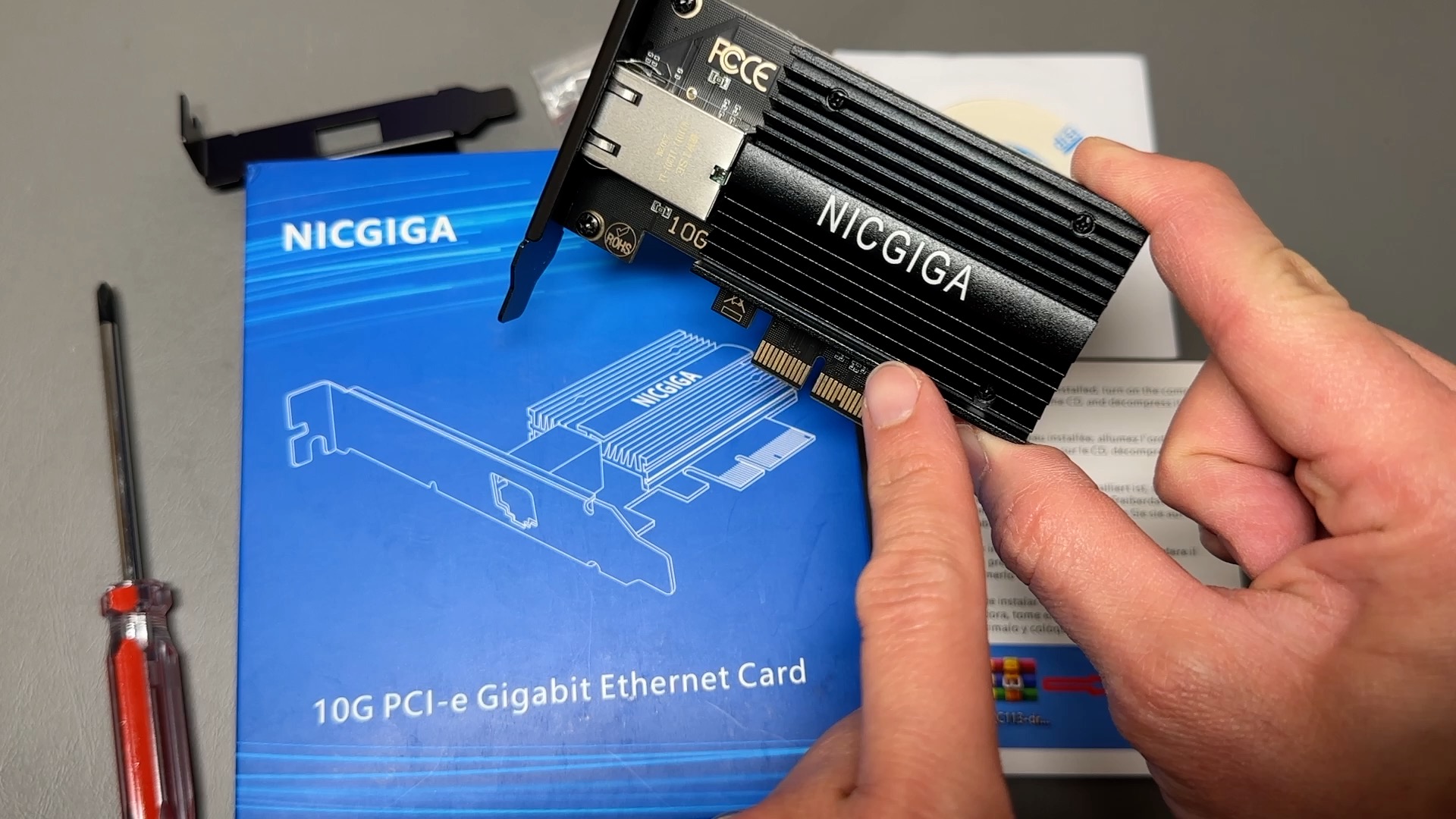 Watch How to INSTALL the DRIVERS for NICGIGA 10G Network Card! on ...