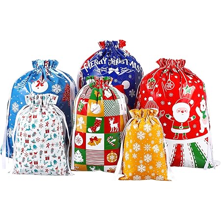 Amazon.com: Cabilock Christmas Drawstring Bags 30PCS Large Size ...