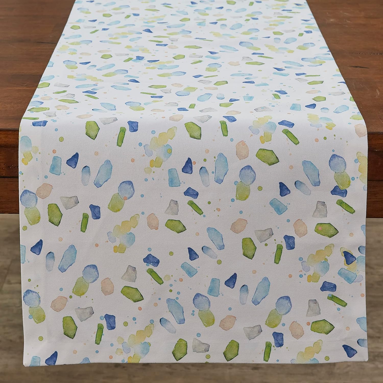 Amazon.com: Split P Sea Glass Table Runner 15" x 72" : Home & Kitchen