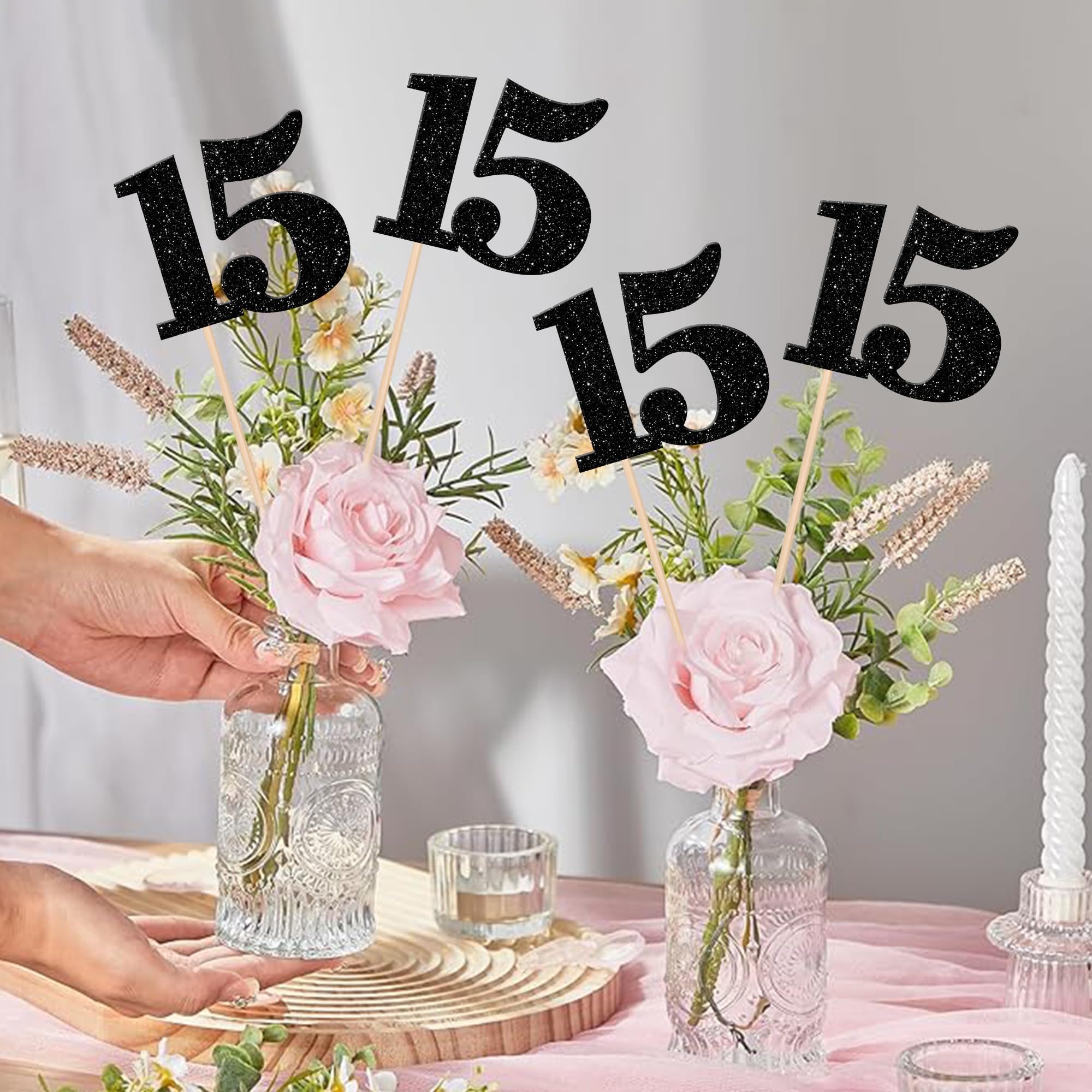 Orchid And Sticks For Centerpiece