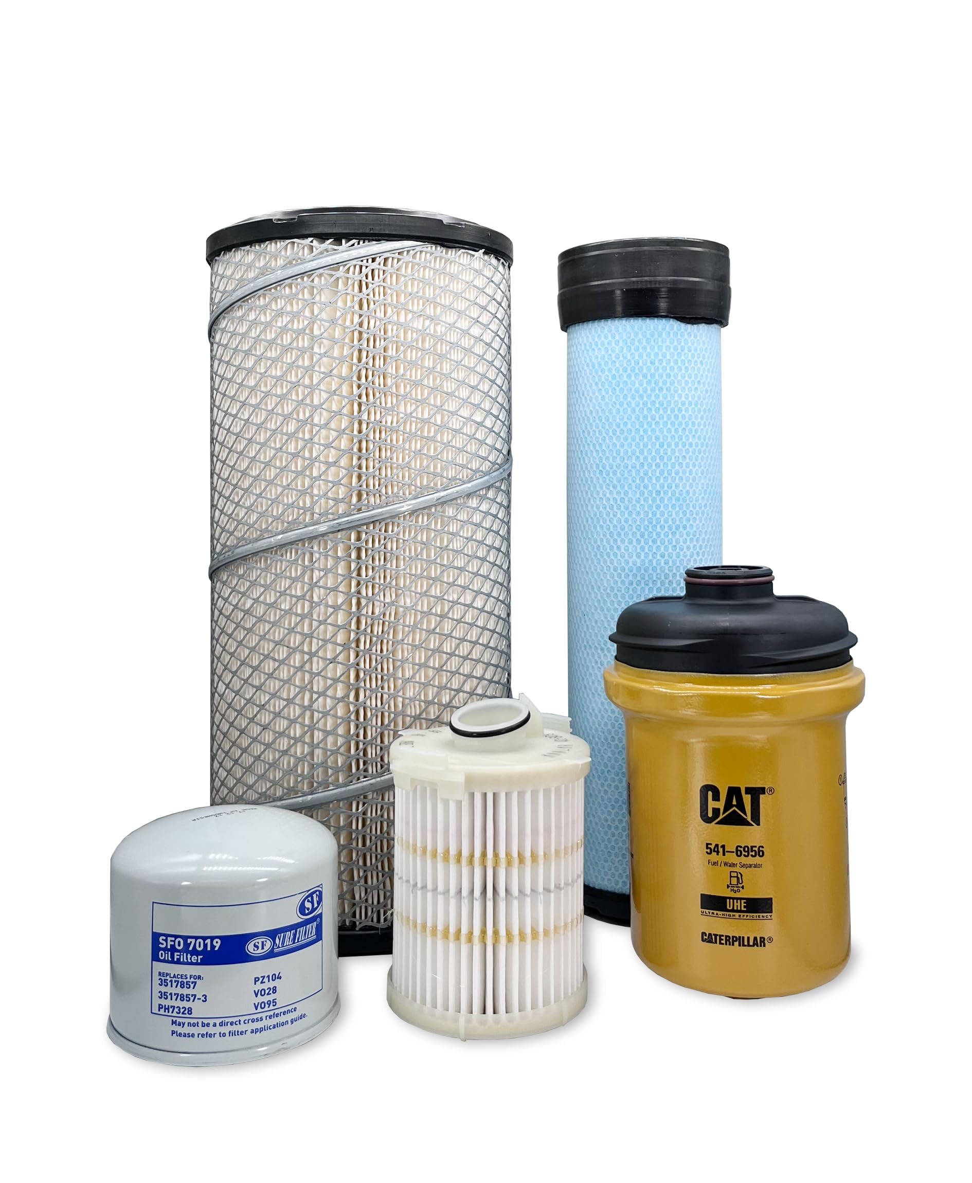 Amazon.com: HERO Maintenance Filter Kit For Caterpillar 259D3 Skid ...