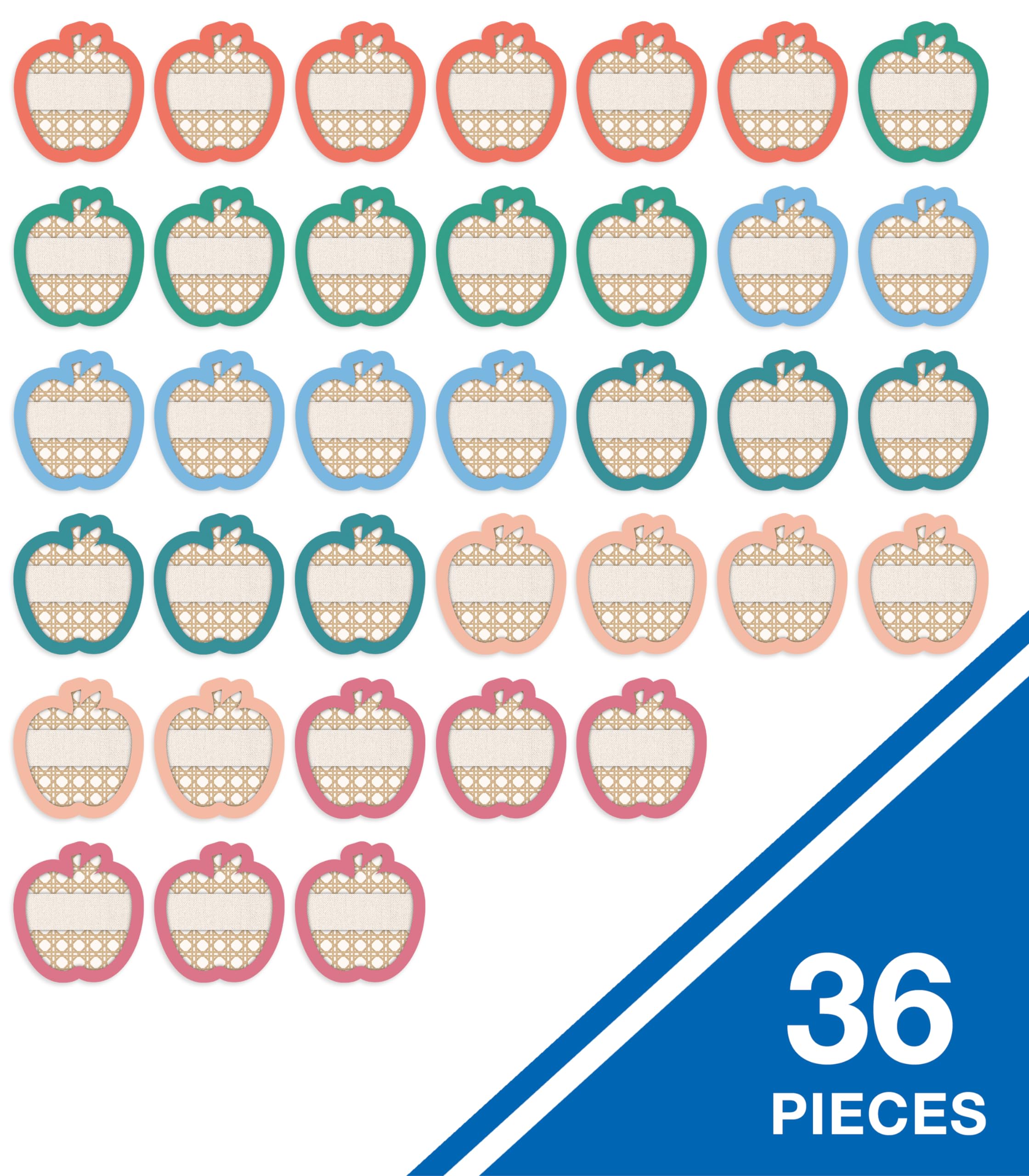 Carson Dellosa True to You 36-Piece Apple Bulletin Board Decorations ...