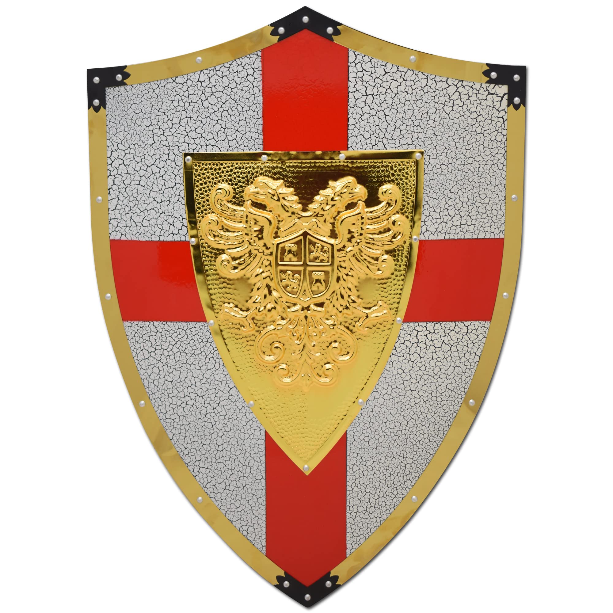 Amazon.com: Medieval Warrior Holy Roman Shield Comes with Display Stand ...