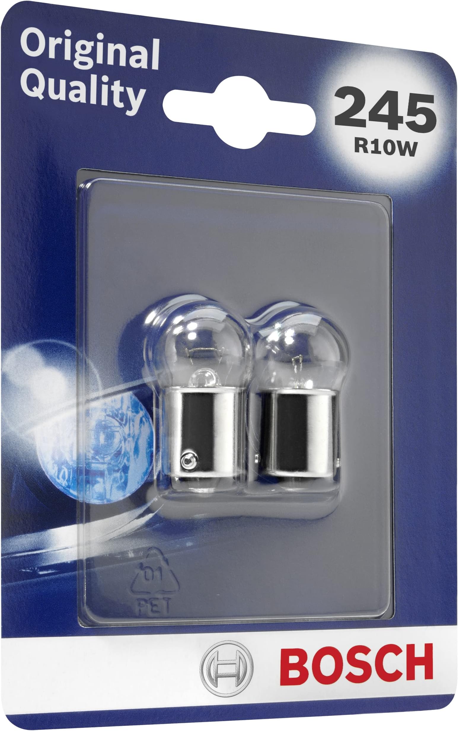 10 x 245 12v 10W BA 15S Bulbs : Amazon.co.uk: Automotive