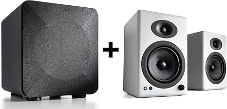 Amazon.com: Audioengine A5+ Plus Powered Bluetooth Speakers and S6 ...