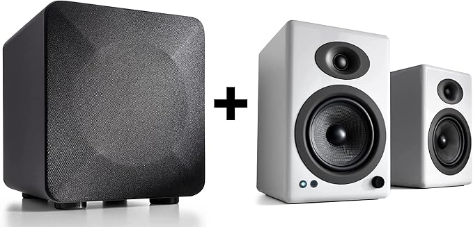 Amazon.com: Audioengine A5+ Plus Powered Bluetooth Speakers and S6 ...