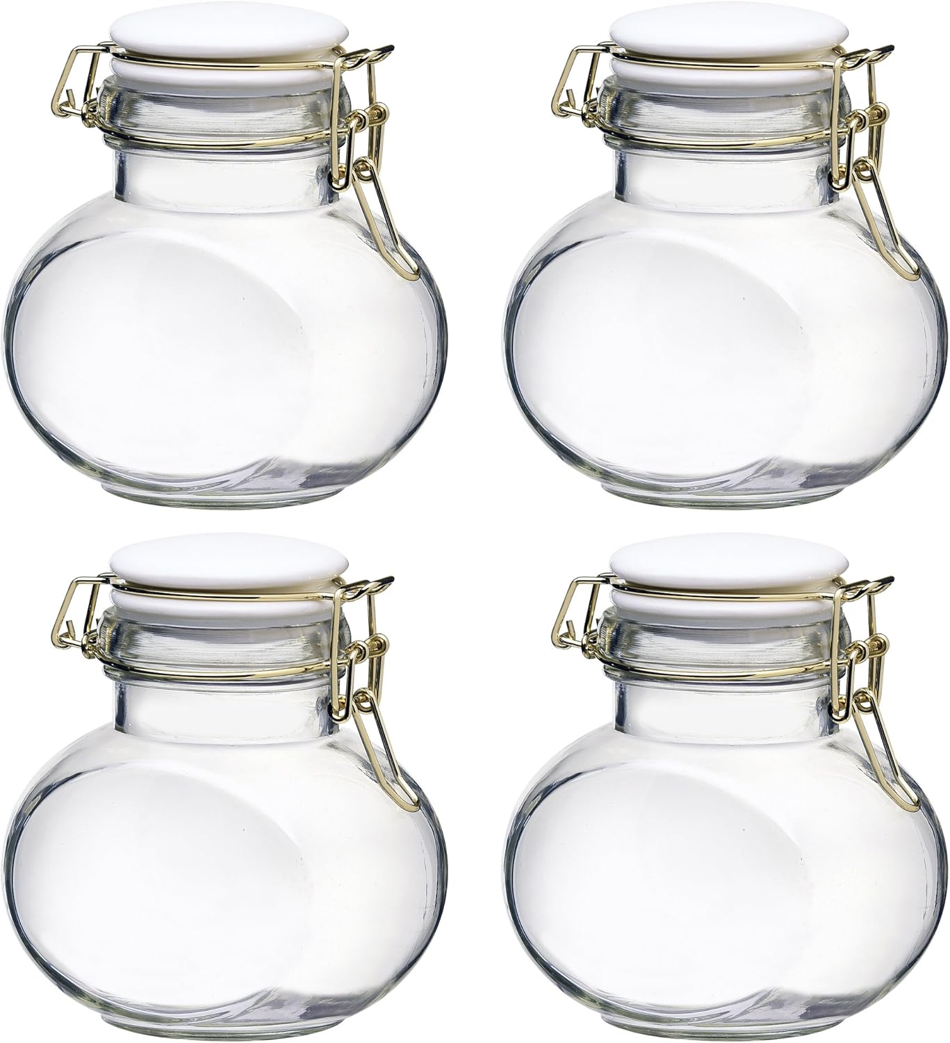 Amazon.com: Amici Home, Phoebe Mini Hermetic Preserving Glass Canister ...
