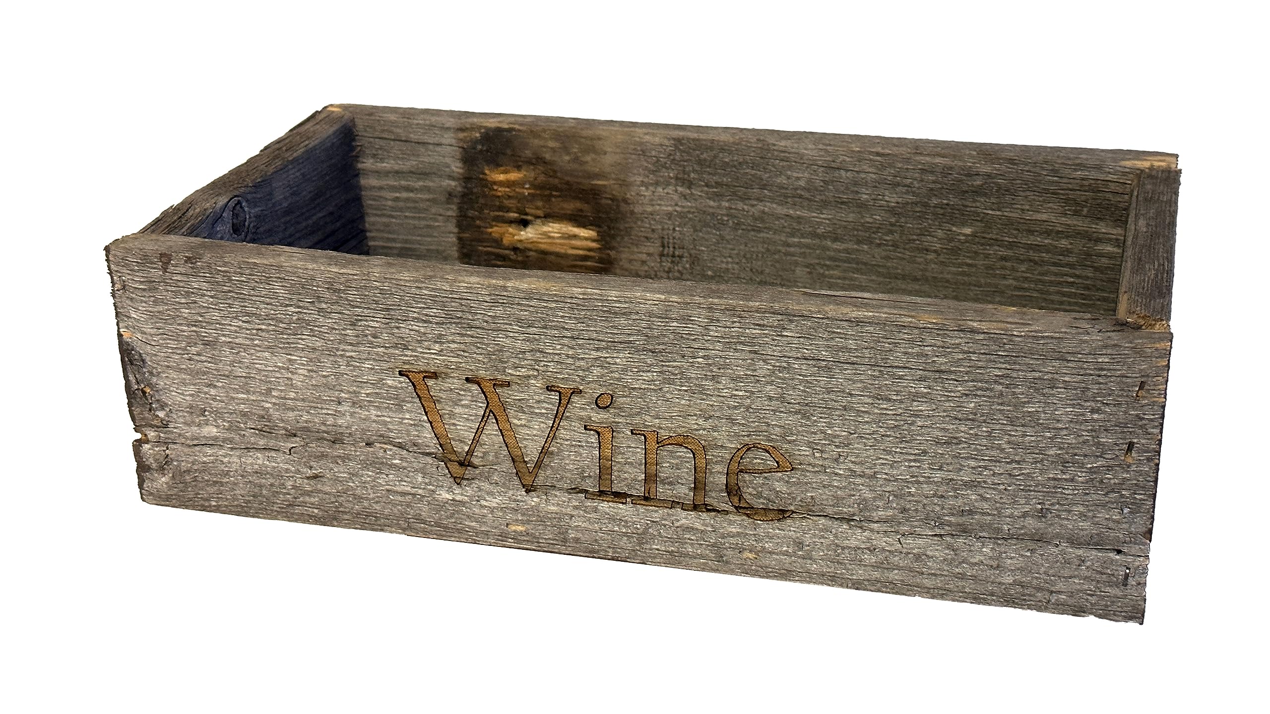 Amazon.com: Decorative Barnwood Box | Authentic Weathered Wood Box for ...