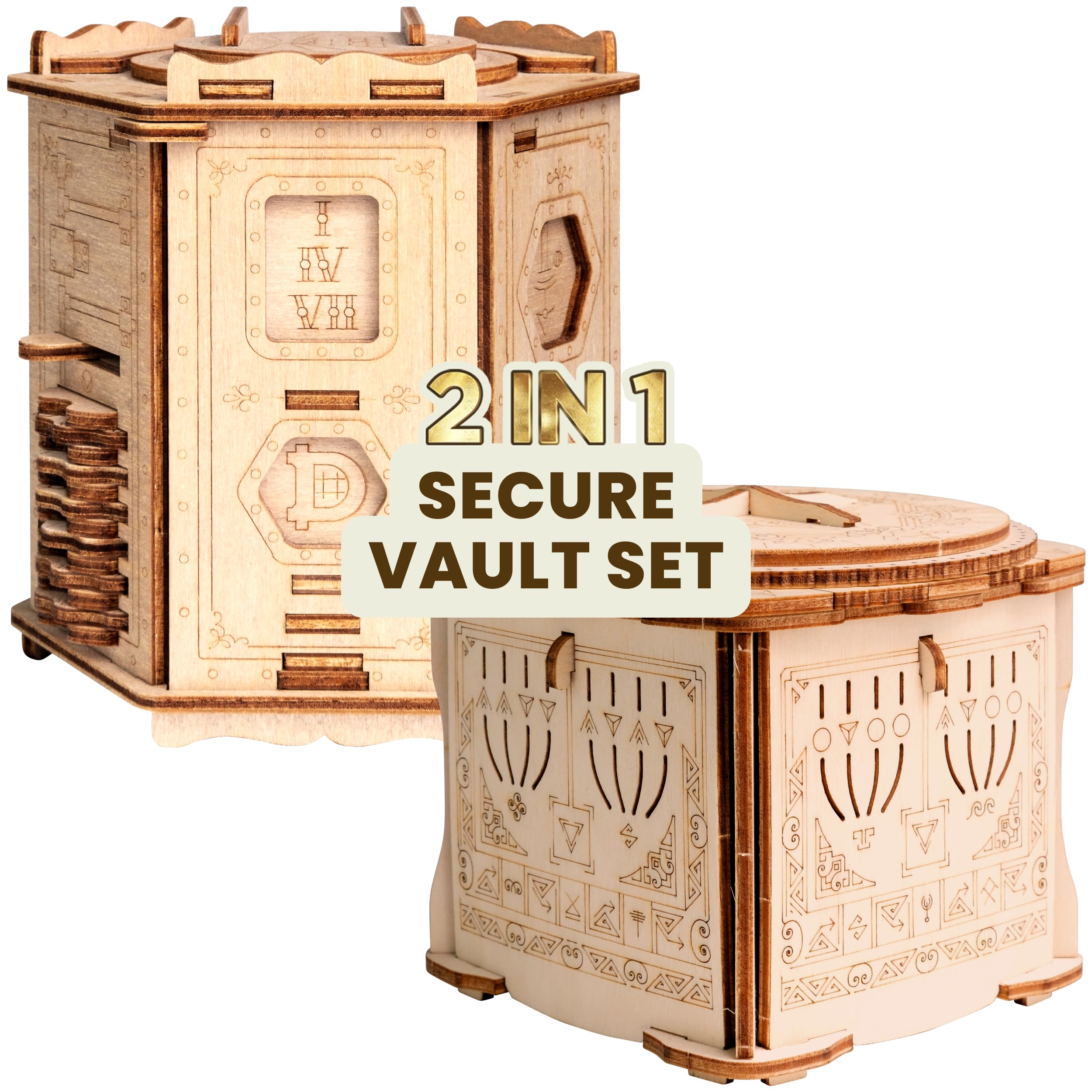 Amazon.com: ESC WELT Secure Vault Set - Brain Teaser Puzzles for Adults ...
