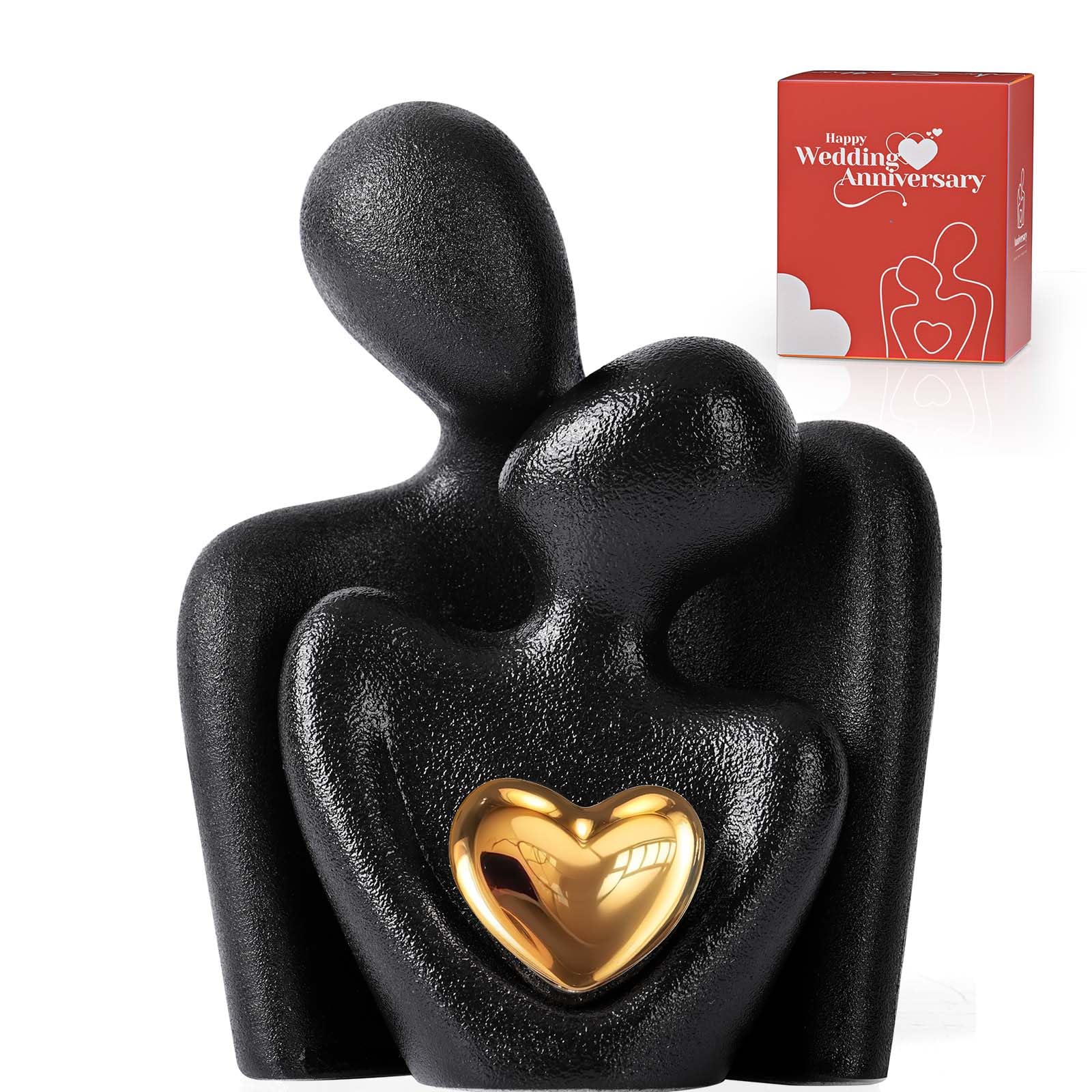 Amazon.com: XMGZQ Mini Couple Statue Tv Stand Decor Items for Living ...