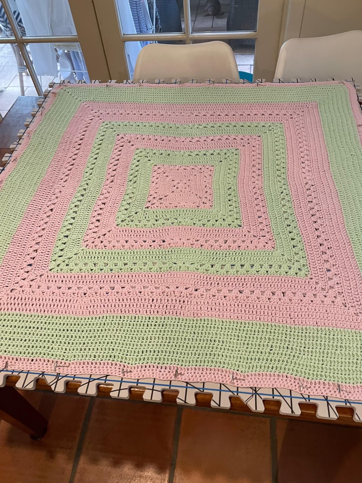 Blocking Mats for Wet and Steam Blocking with Grids and Radial Circles ...