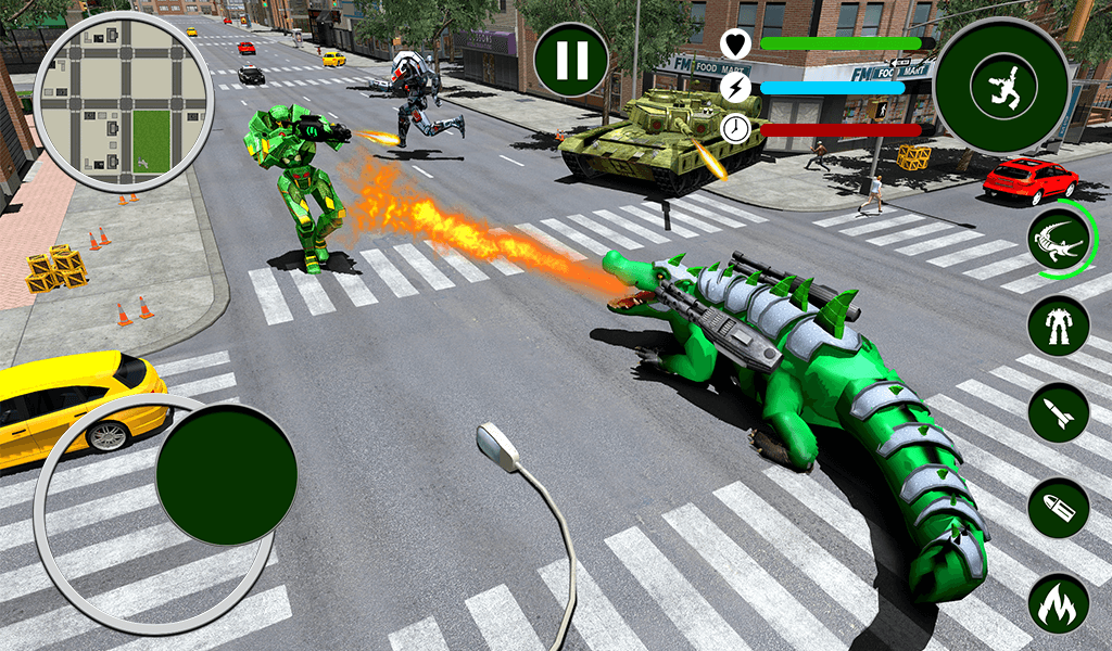 Real Robot Crocodile - Robot Transformation Games 2025 - App on Amazon ...