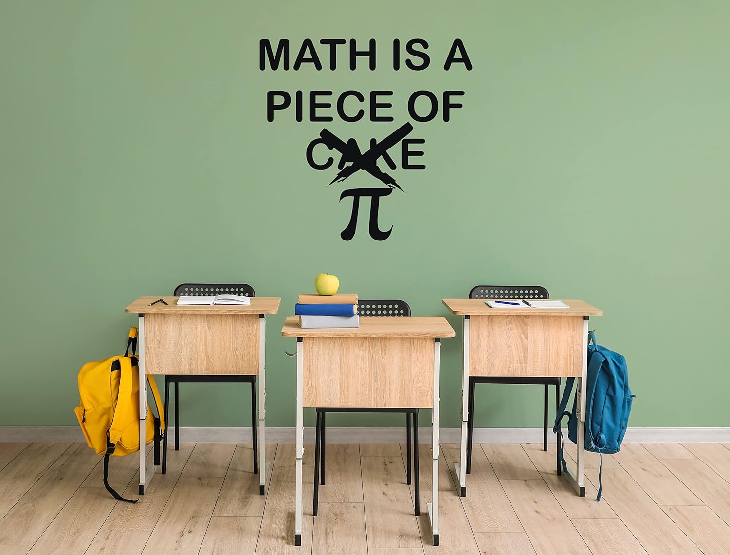 Amazon.com: Math Vinyl Wall Decal - Classrom Customizable Inspirational ...