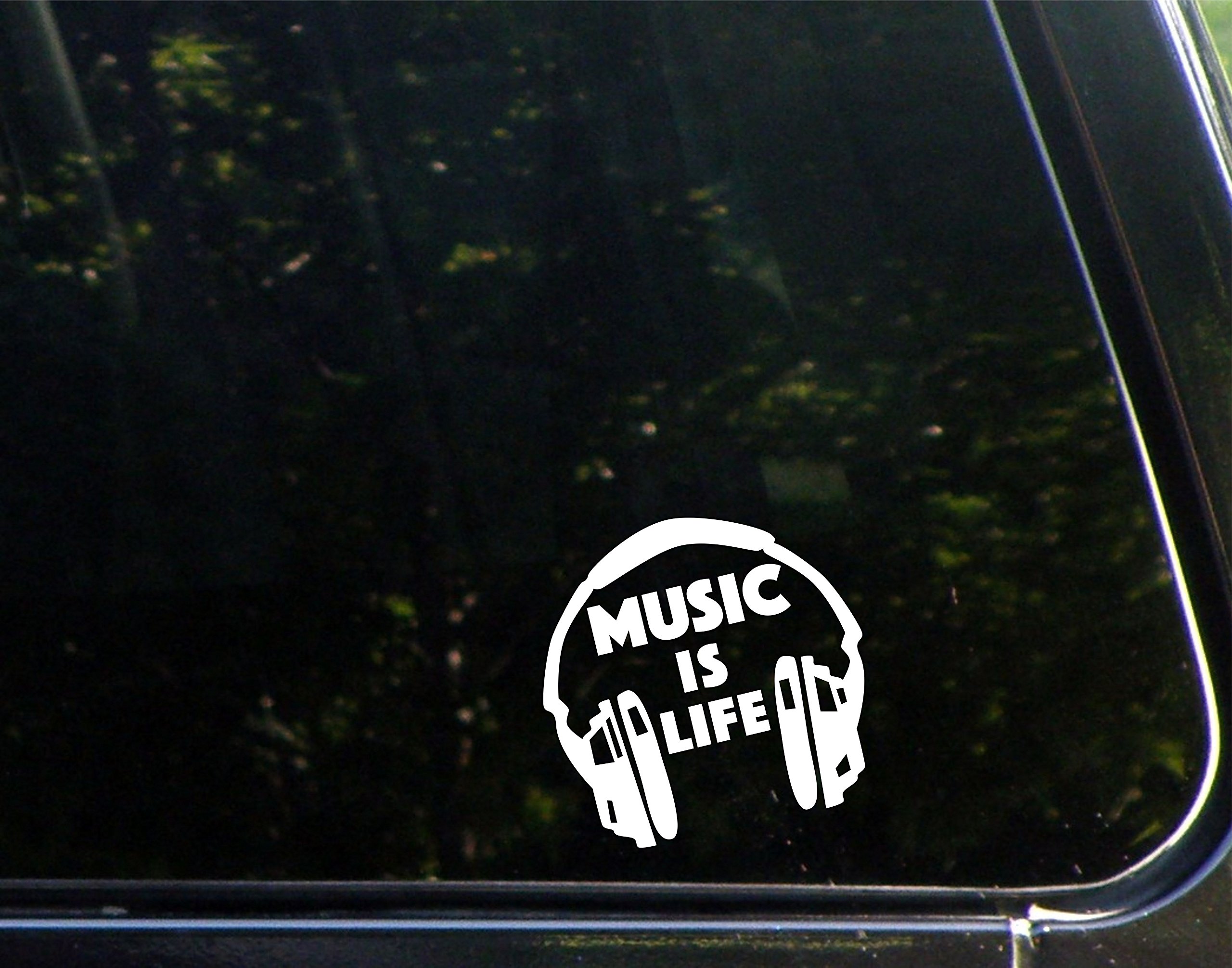 Amazon.com: Sweet Tea Decals Music is Life - 3 3/4" x 3 3/4"- Vinyl Die ...