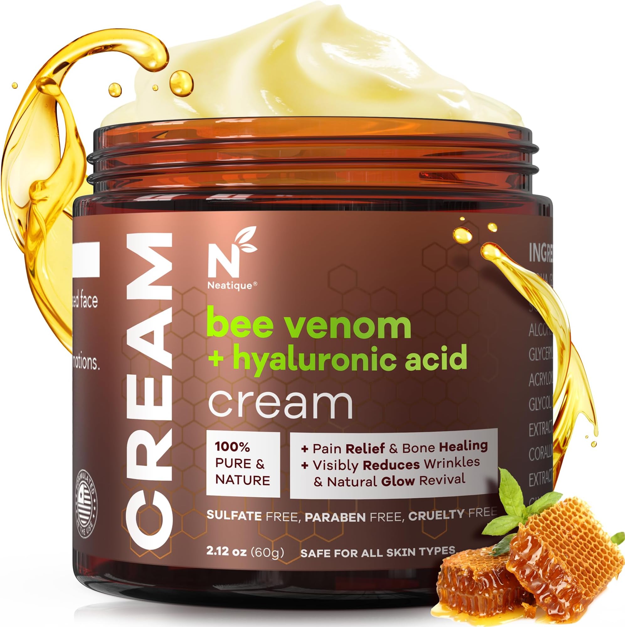 Amazon.com: Wild Ferns New Zealand Bee Venom Moisturiser with Manuka ...